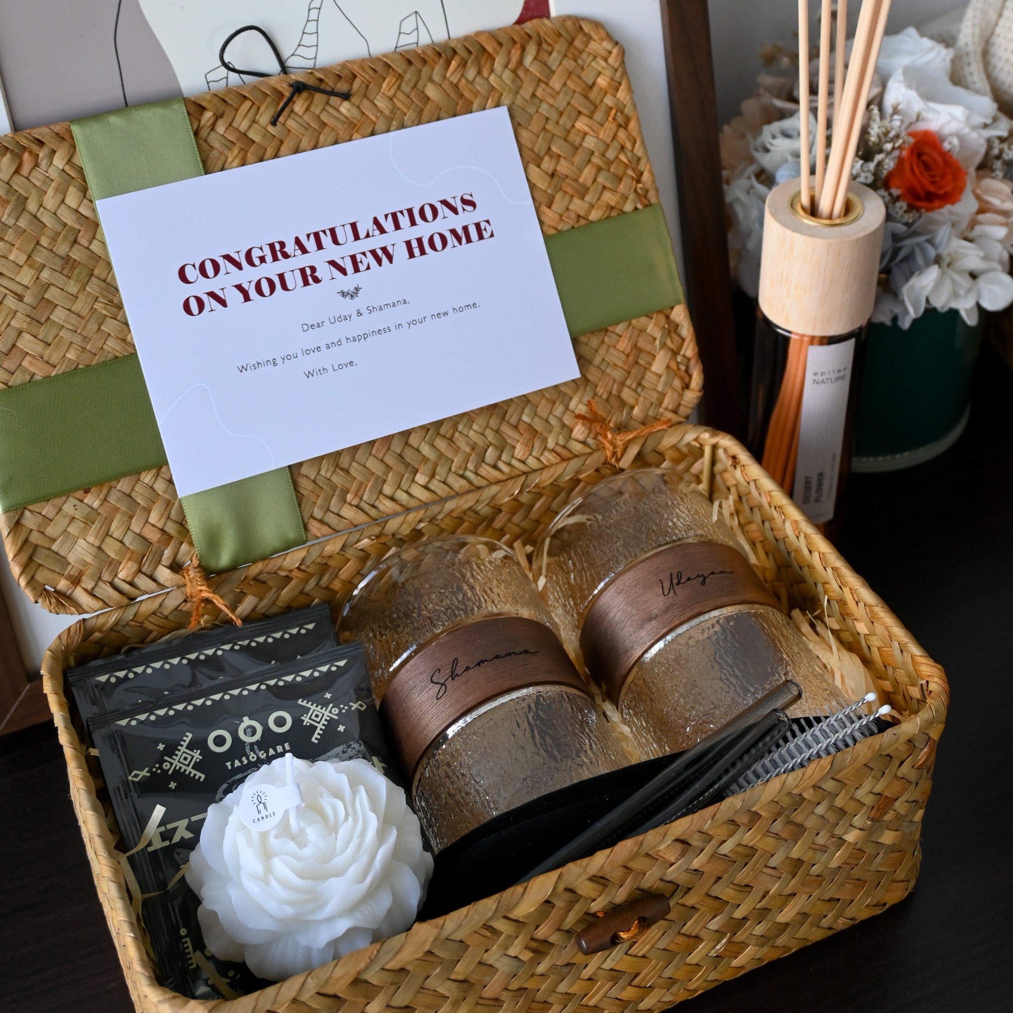 Personalised Housewarming/Wedding Couple Cups Gift Set | Singapore ...